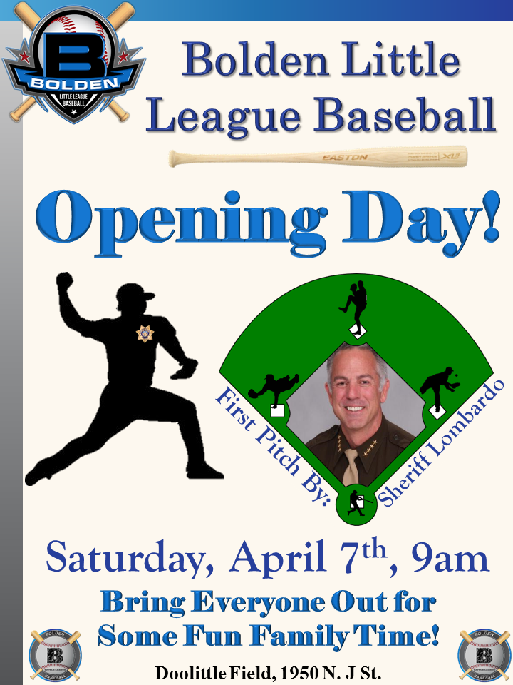 Bolden Little League Opening Day - Right Song. Right Time.